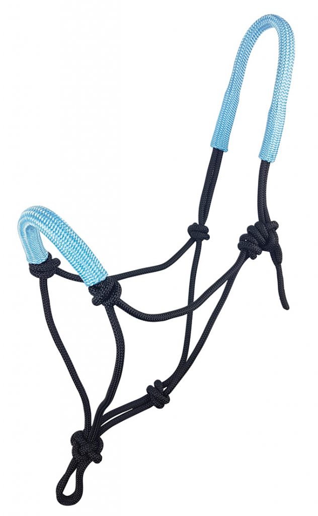 KNOTTED ROPE HALTER WITH PADDED NOSE | Your Saddlery