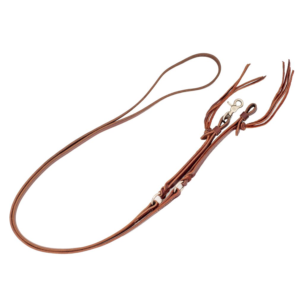 Cowboy Tack Latigo Leather Roping Reins with O-Rings | Your Saddlery