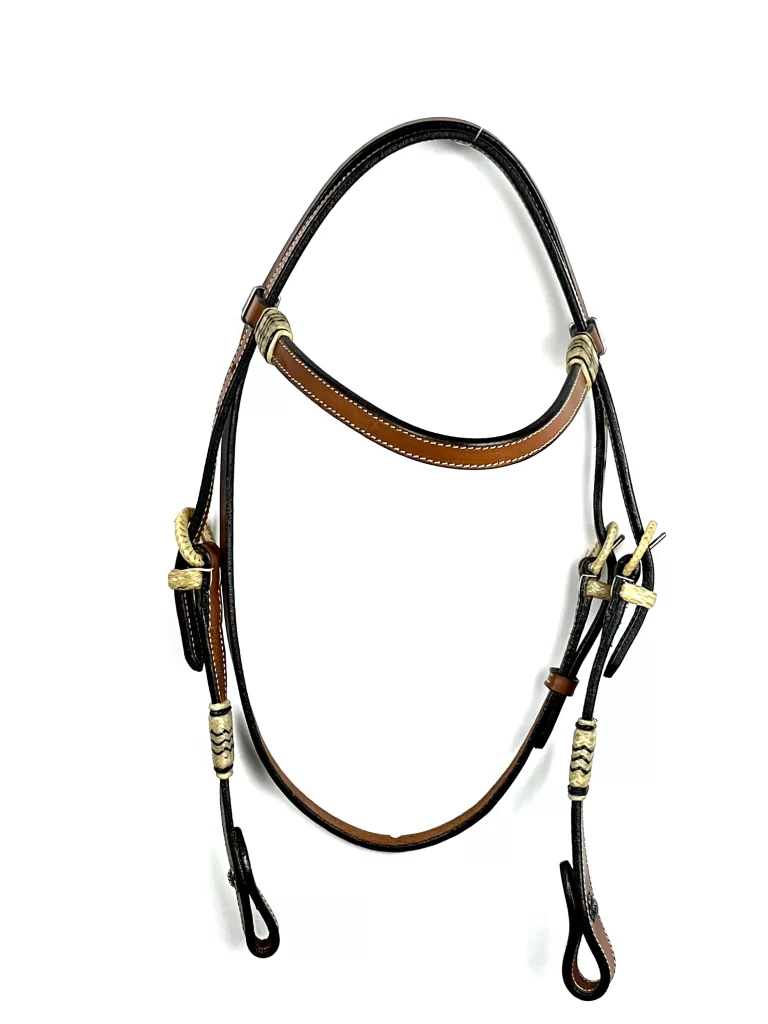 Ezy Ride Bridle Brow with Rawhide Knots and Buckles | Your Saddlery