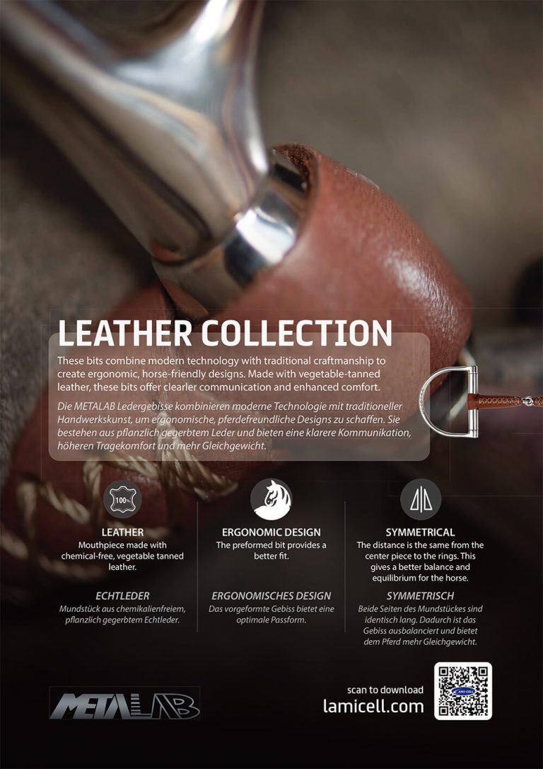 Metalab Leather Eggbutt Snaffle Double Jointed | Your Saddlery